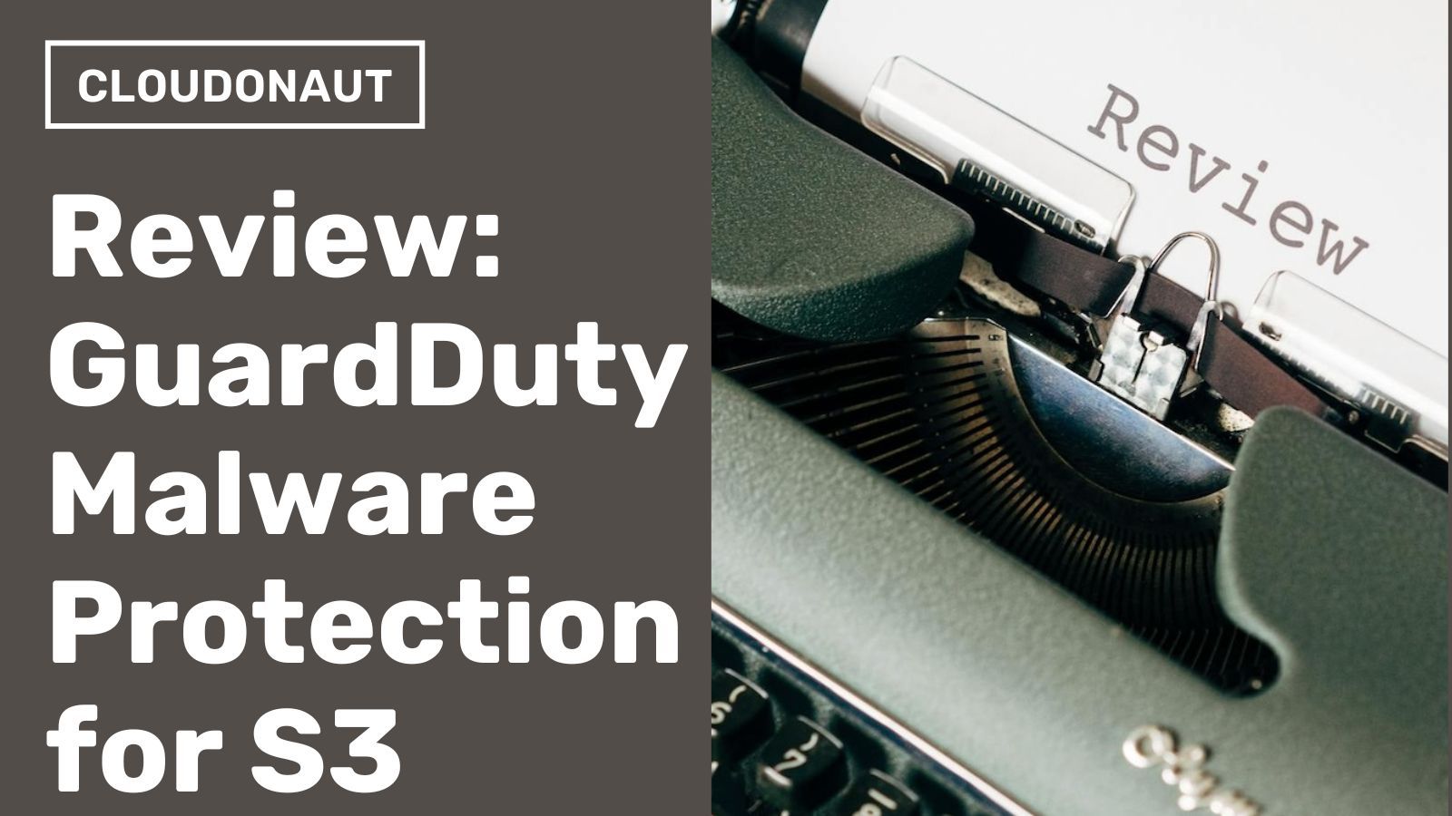 Review: Amazon GuardDuty Malware Protection for S3 | cloudonaut